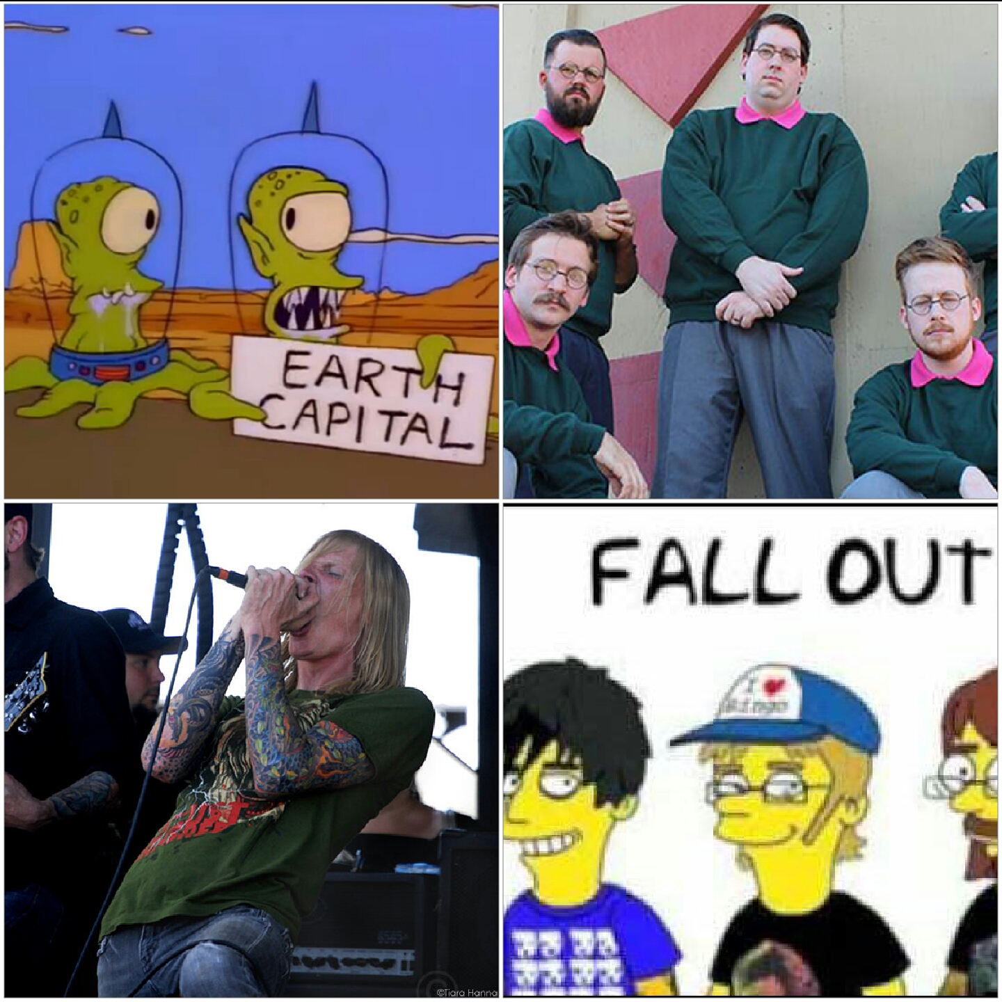 I voted for Kodos, Fall Out Boy, Okilly Dokilly … Bands mit den ...